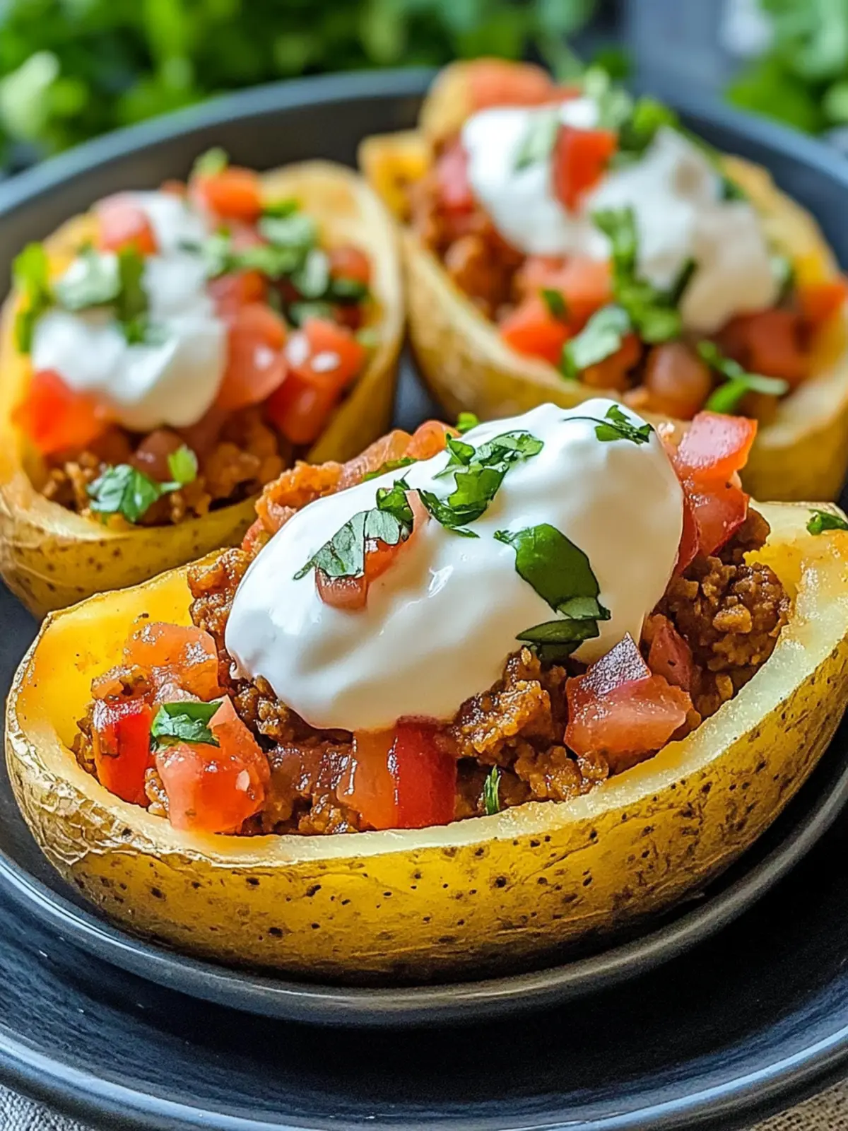 Ultimate Air Fryer Crispy Taco Potato Skins: Guilt-Free Delights
