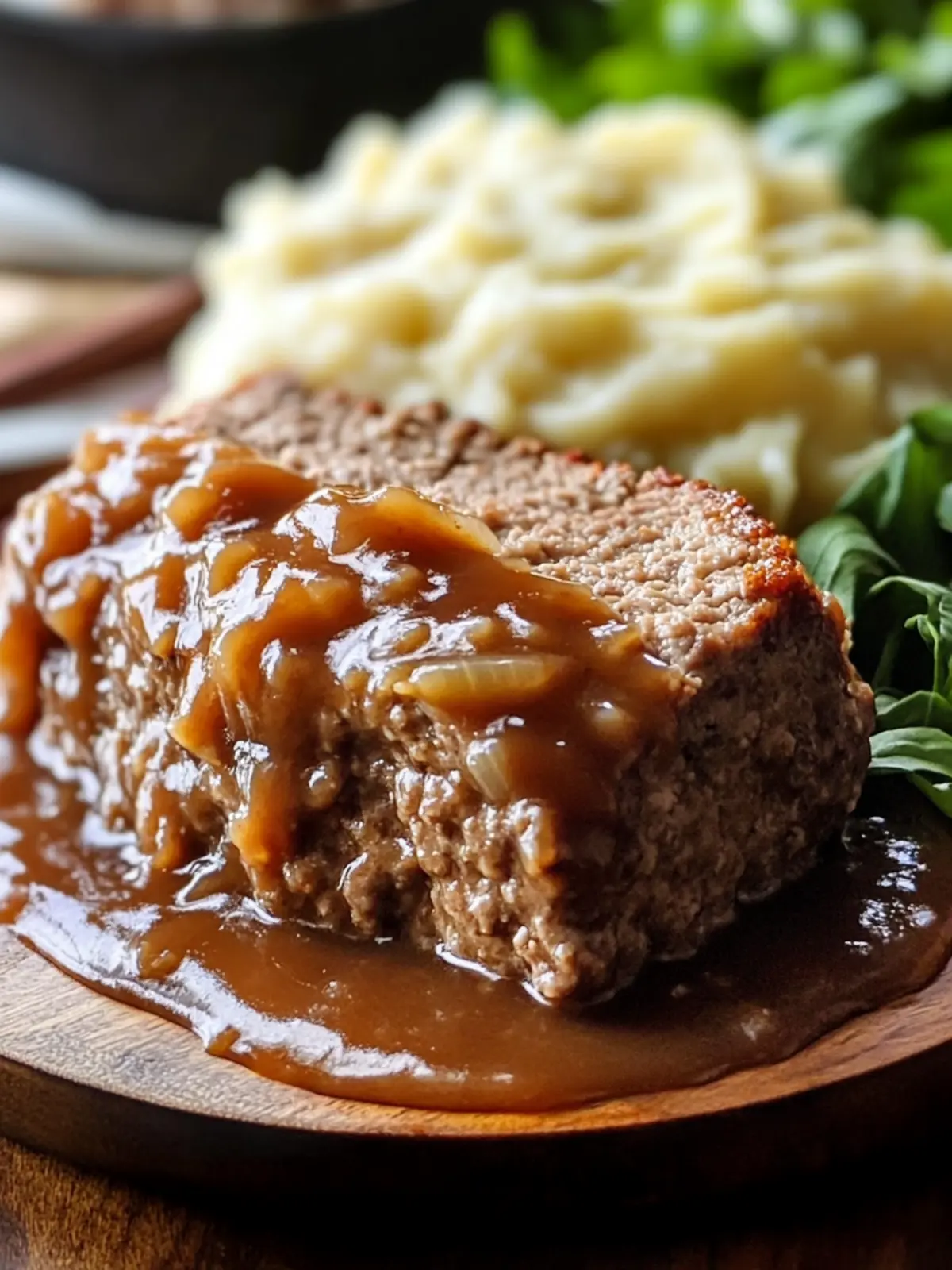 Irresistible Amish Country Meatloaf Bake with Creamy Brown Gravy