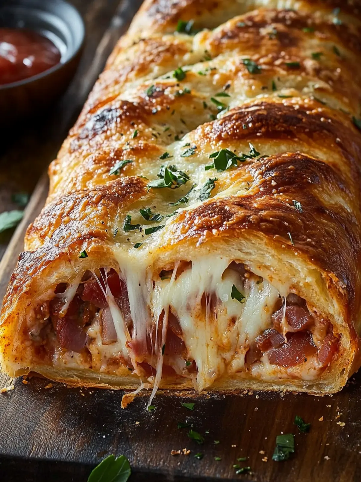 Easy Italian Stromboli Stuffed Bread: A Deliciously Cozy Treat