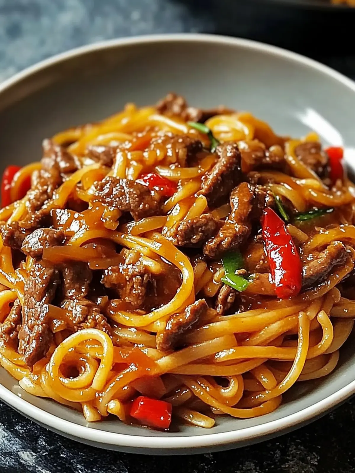 Irresistible Sweet and Spicy Chili Honey Beef Pasta