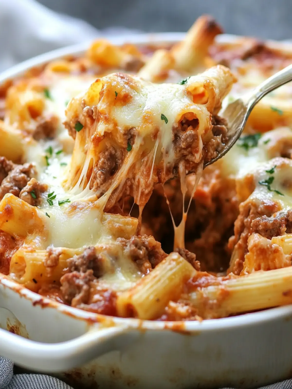 Ultimate Beef Rigatoni Cheese Bake That’s Deliciously Comforting