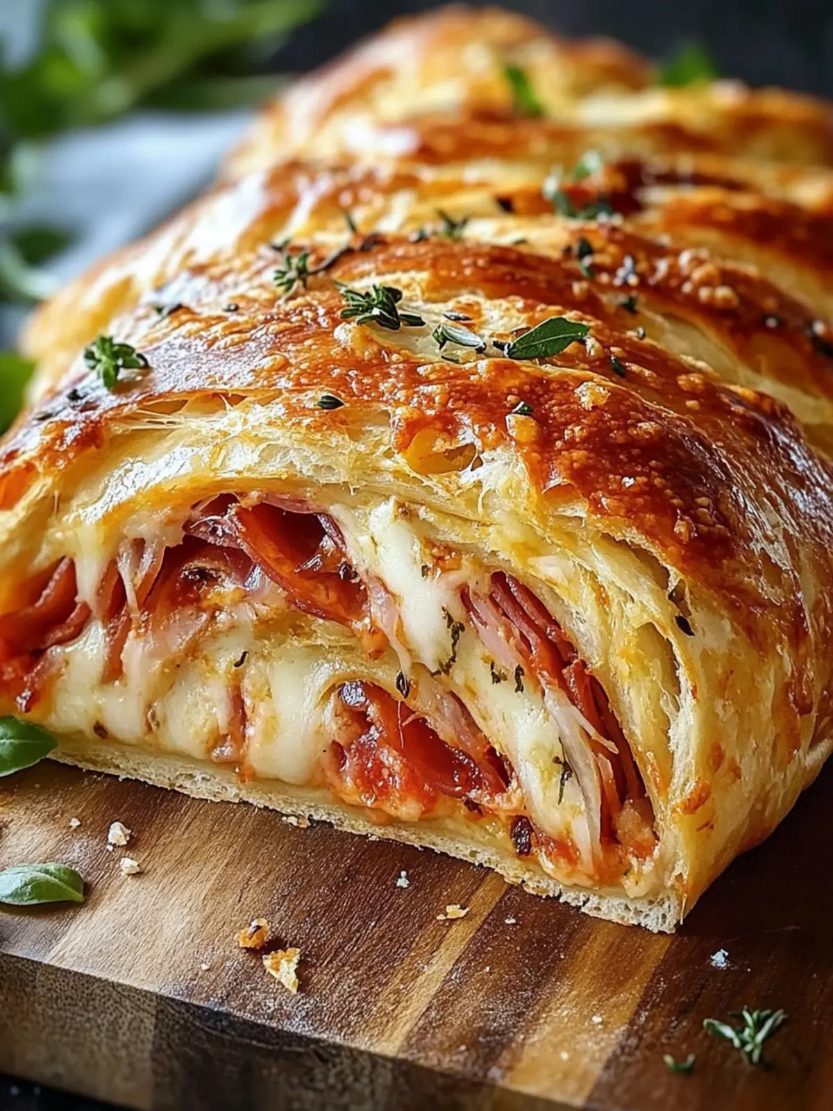 Easy Italian Stromboli Stuffed Bread: A Deliciously Cozy Treat