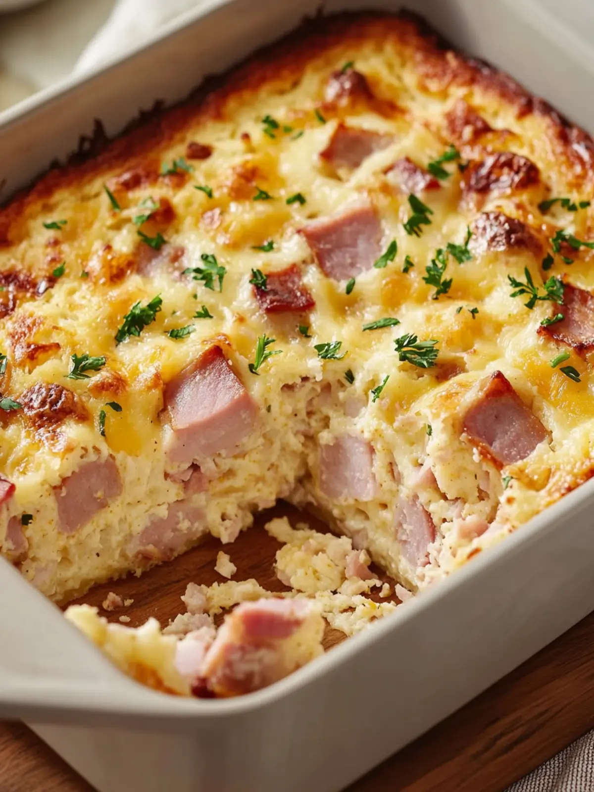 Ultimate Cheesy Ham Breakfast Bake: Delicious and Easy!