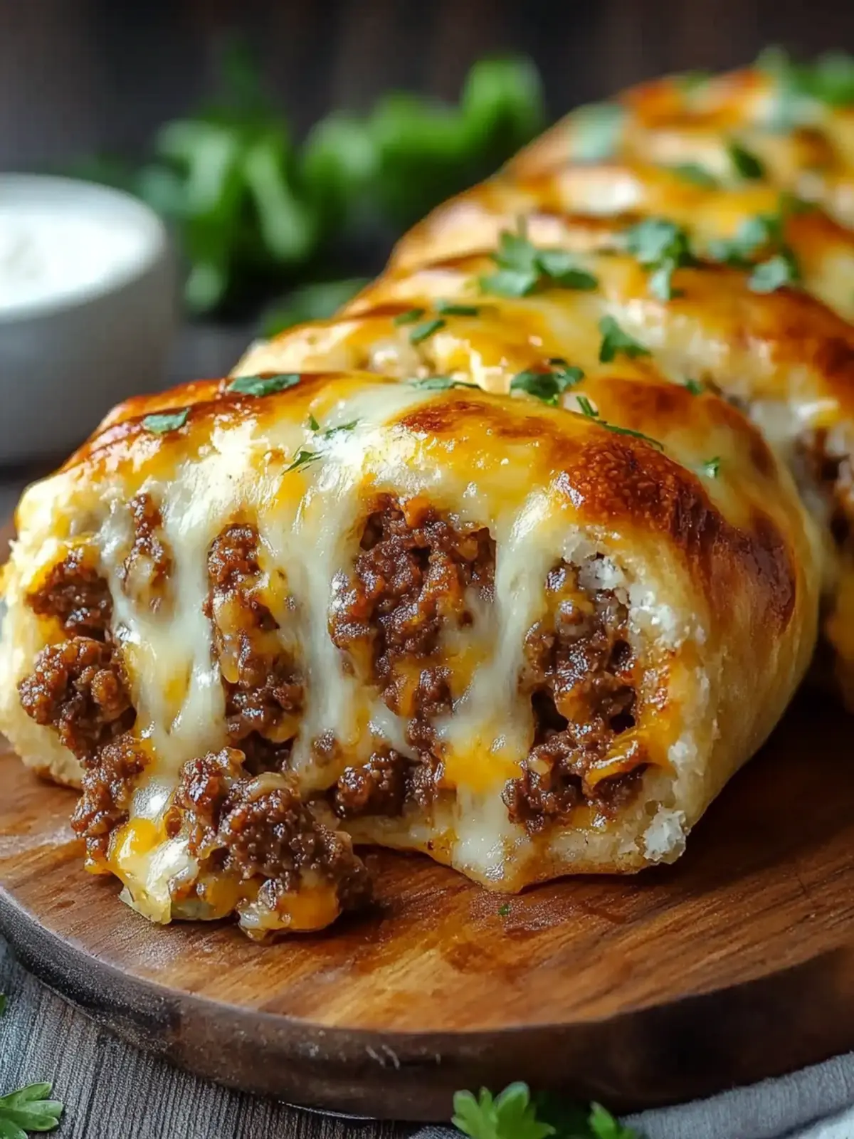 Irresistible Cheesy Ground Beef Roll for Delicious Cozy Nights