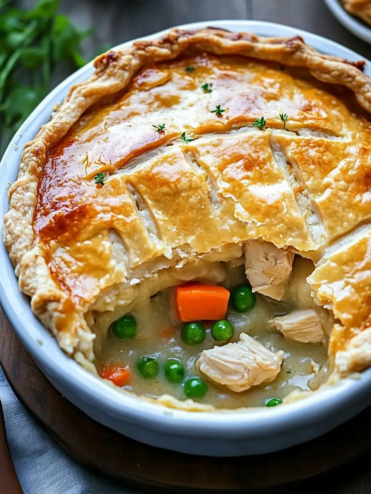 Ultimate Pi Day Buttermilk Chicken Pot Pie with Flaky Crust
