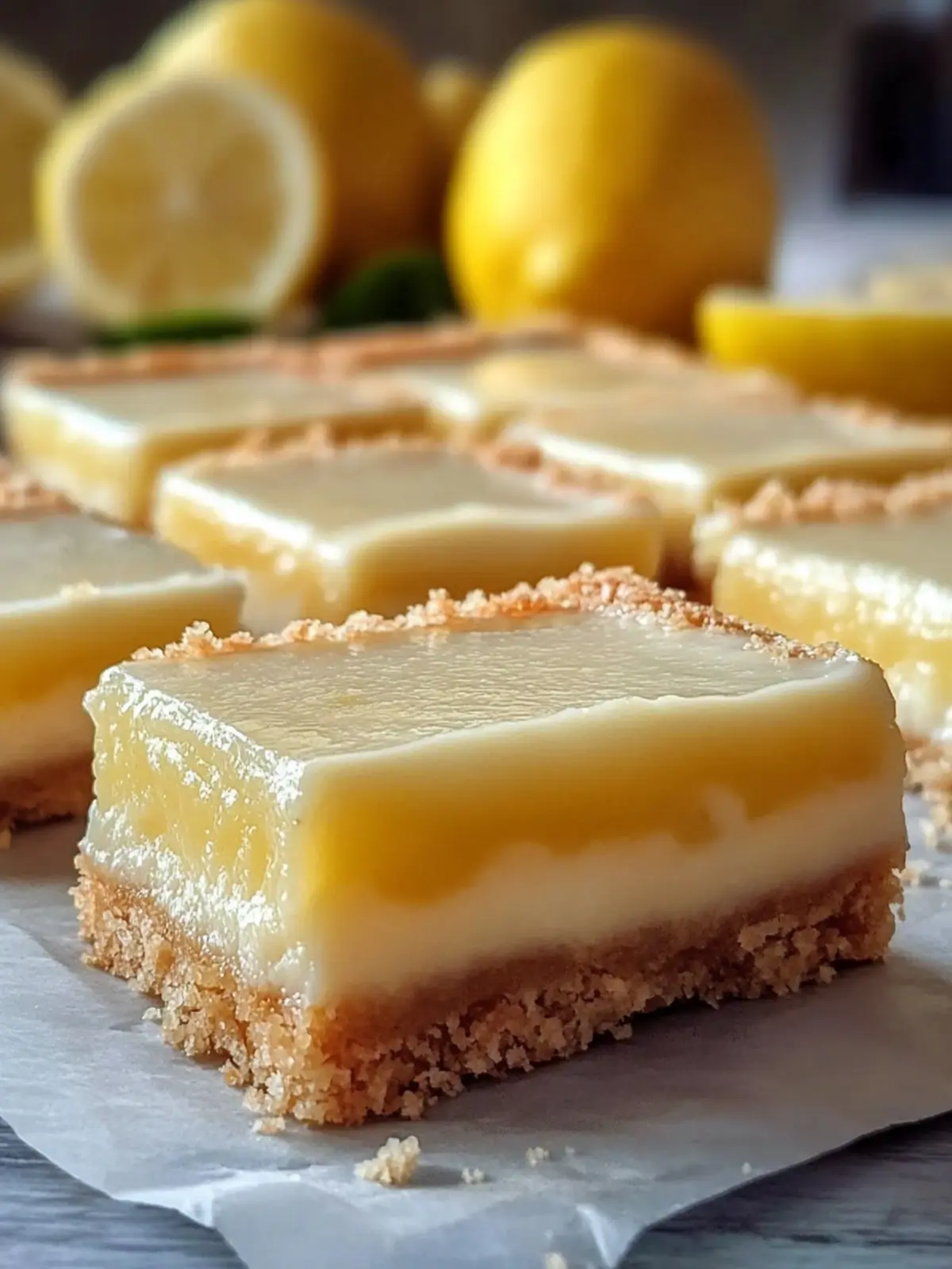 Irresistibly Creamy Lemon Squares for Your Sweet Tooth