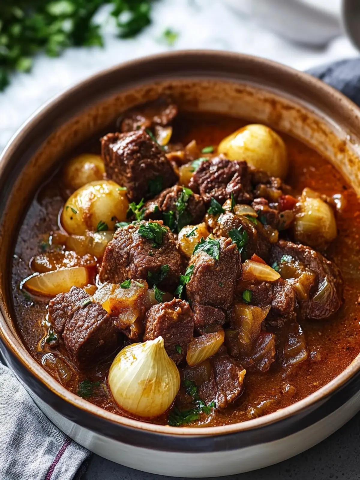Ultimate Traditional Greek Stifado: Delicious Beef and Onion Stew