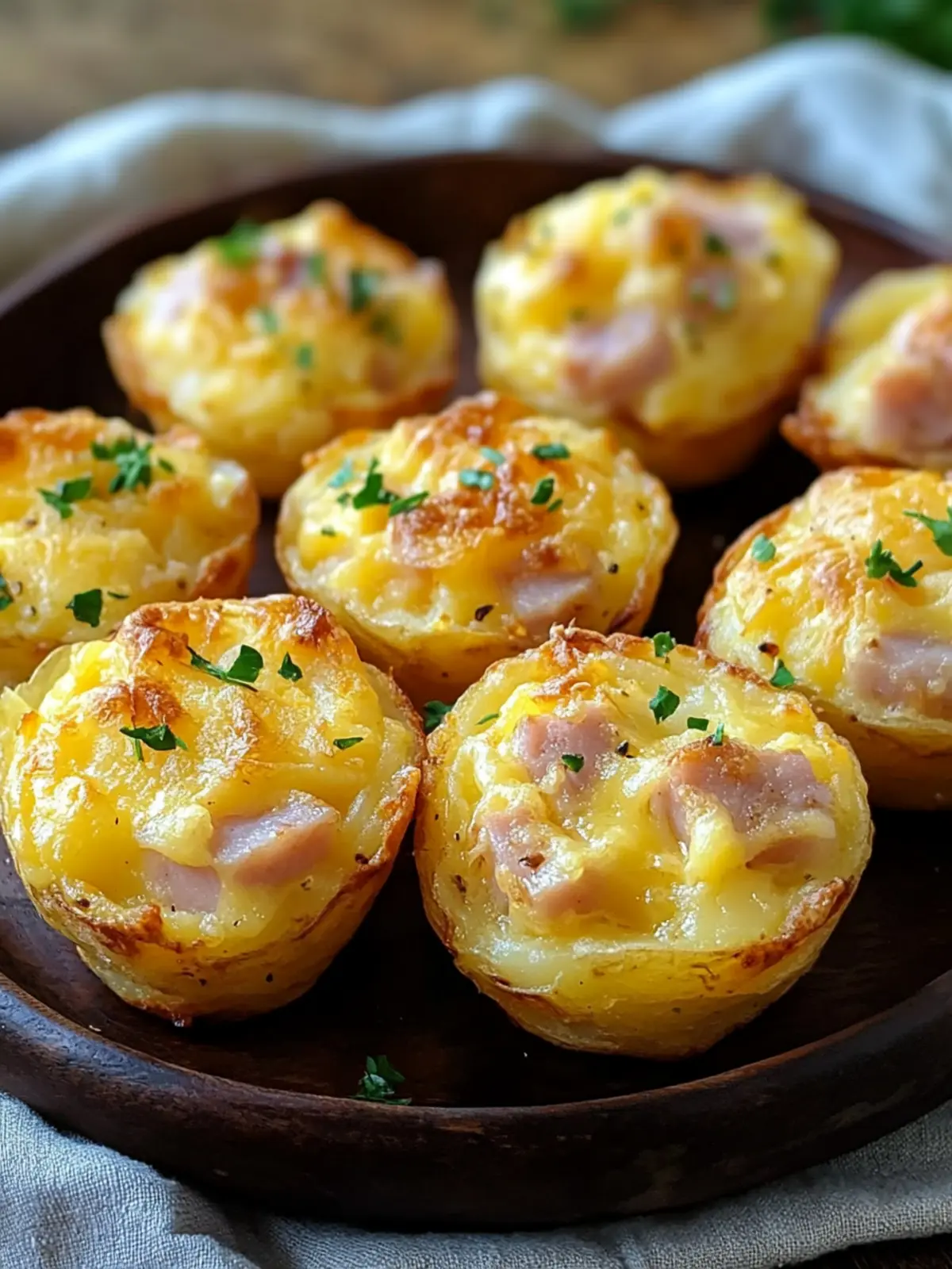 Irresistible Creamy Ham, Potato & Cheese Breakfast Bites