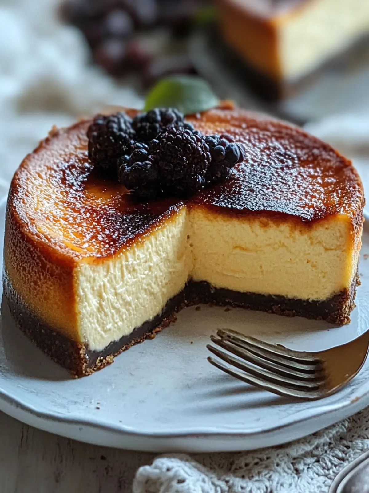 Perfectly Creamy Basque Burnt Cheesecake That Wows Every Time