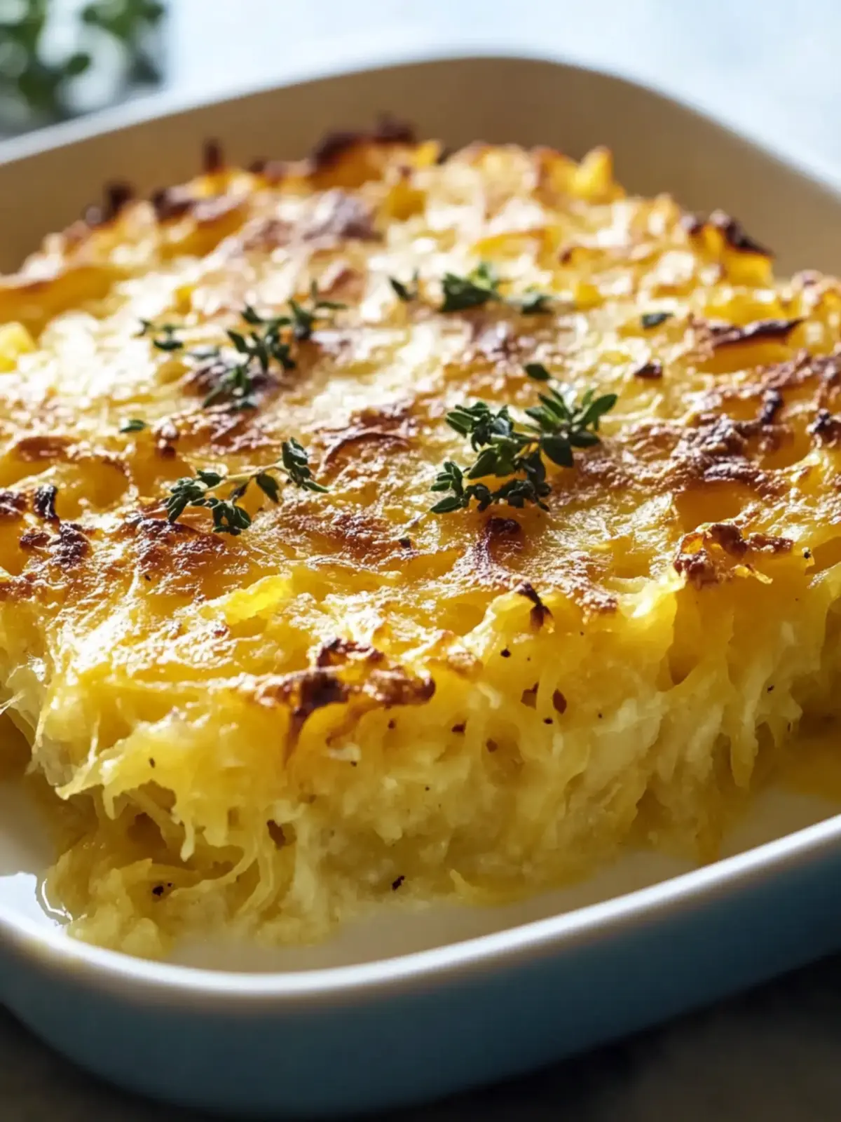 Easy Spaghetti Squash Au Gratin – Irresistibly Creamy Delight