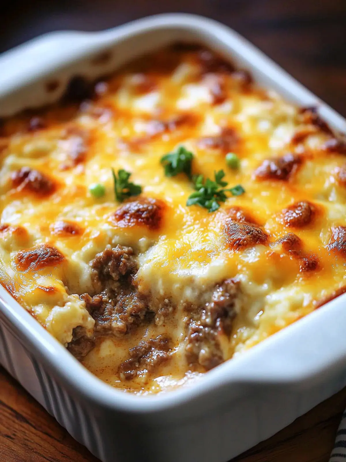 Irresistible Cheesy Beef Casserole for Cozy Nights