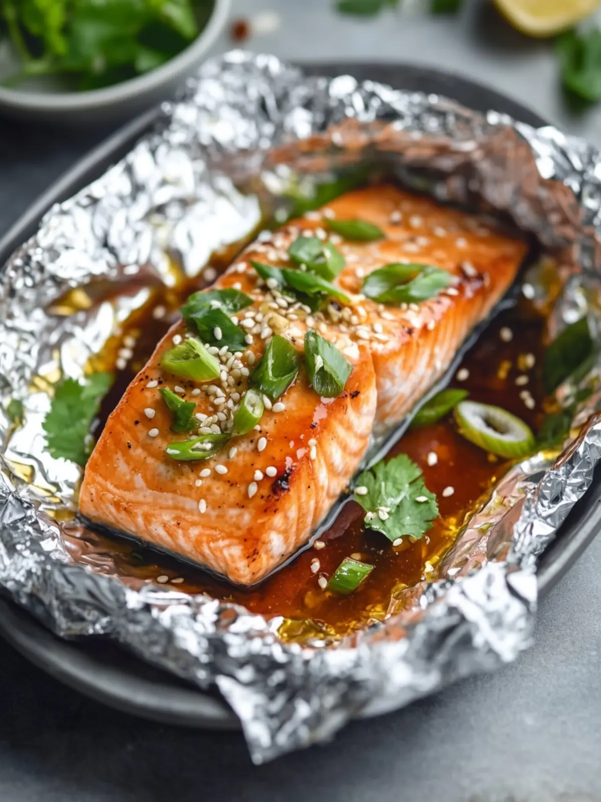 Irresistible Asian Salmon in Foil for Delicious Dinners