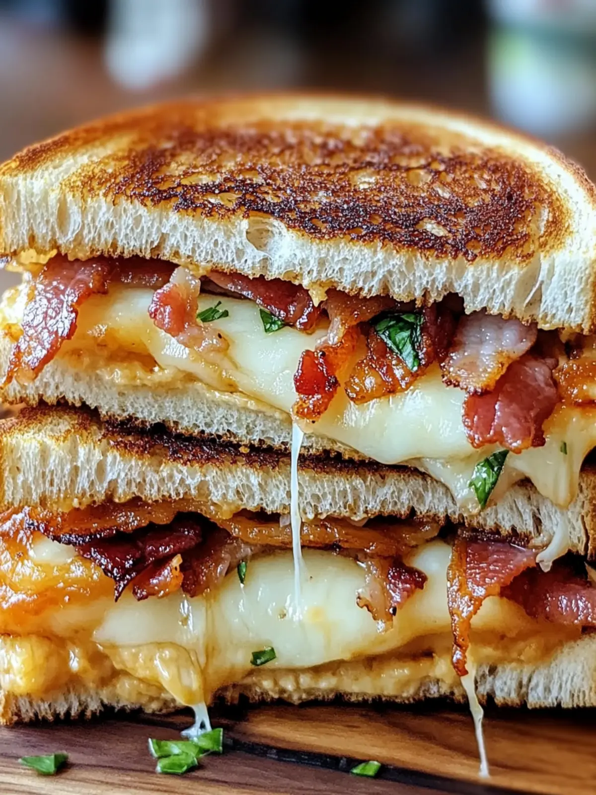 Irresistible Triple Cheese Bacon Ranch Melt for Comfort Food