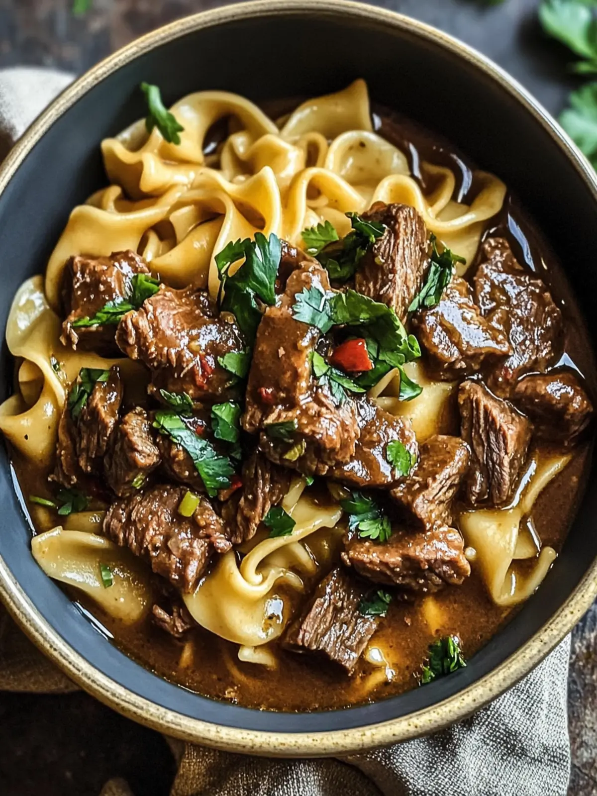 Irresistible Slow Cooker Beef Noodles for Delicious Comfort