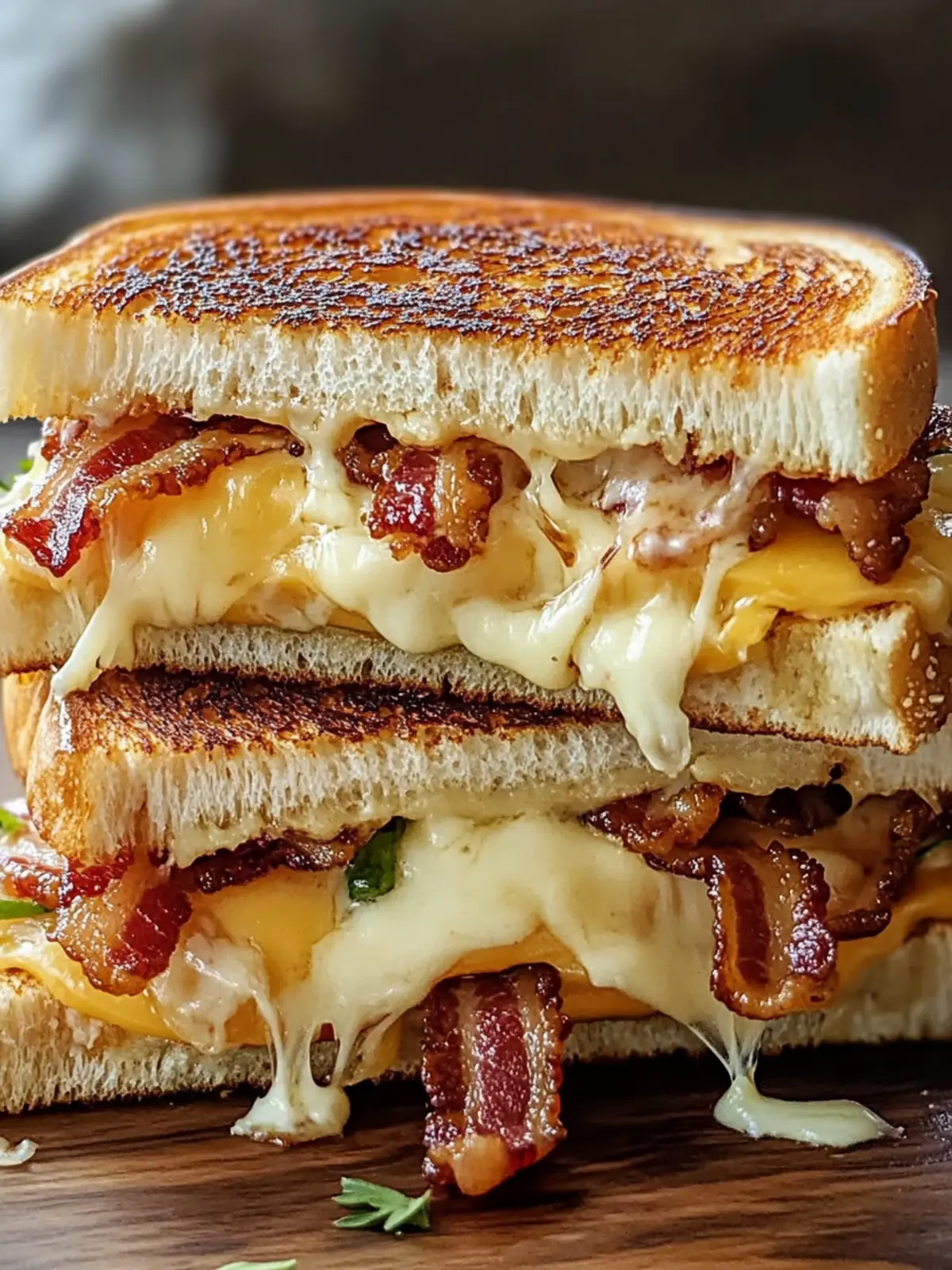 Irresistible Triple Cheese Bacon Ranch Melt for Comfort Food