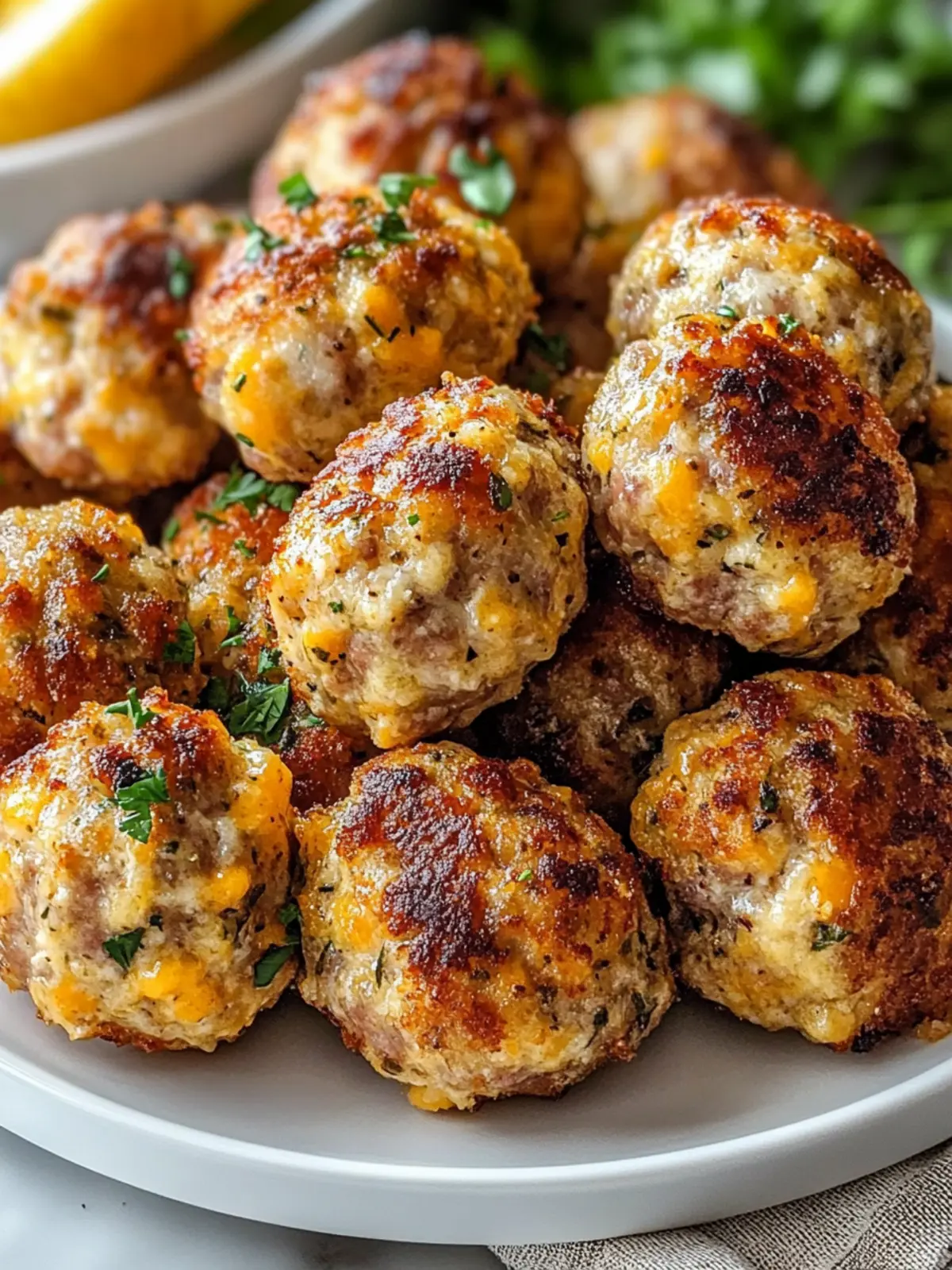 Irresistible Buttery Garlic Cheddar Bay Sausage Bites Recipe