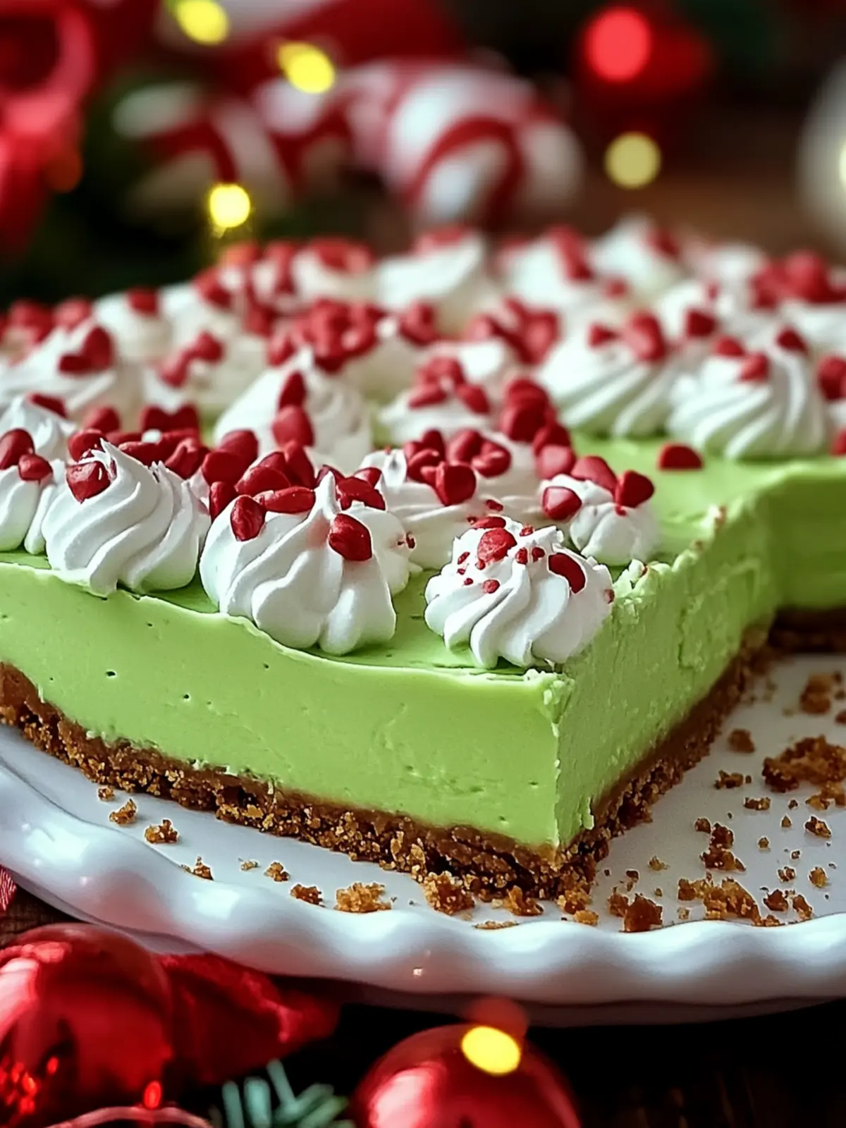 Delicious No Bake Grinch Pie Treat for Festive Fun