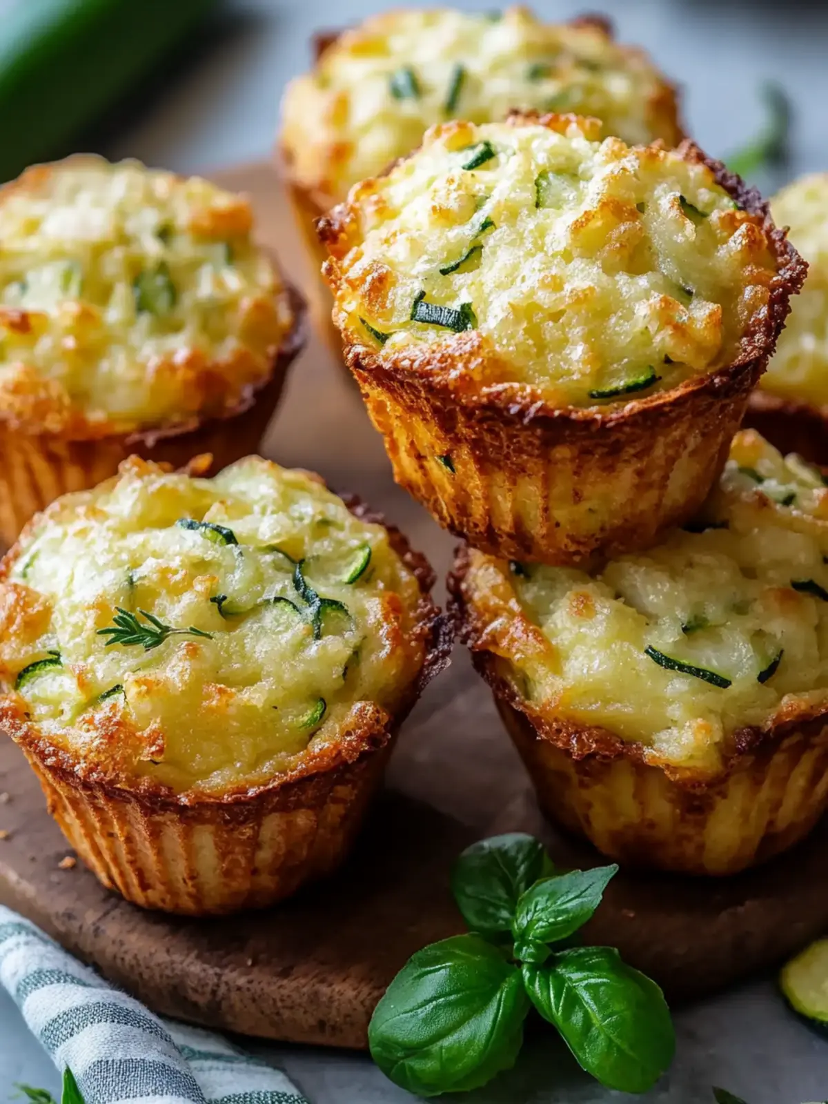 Crispy Parmesan Zucchini Potato Muffins for Delicious Snacking