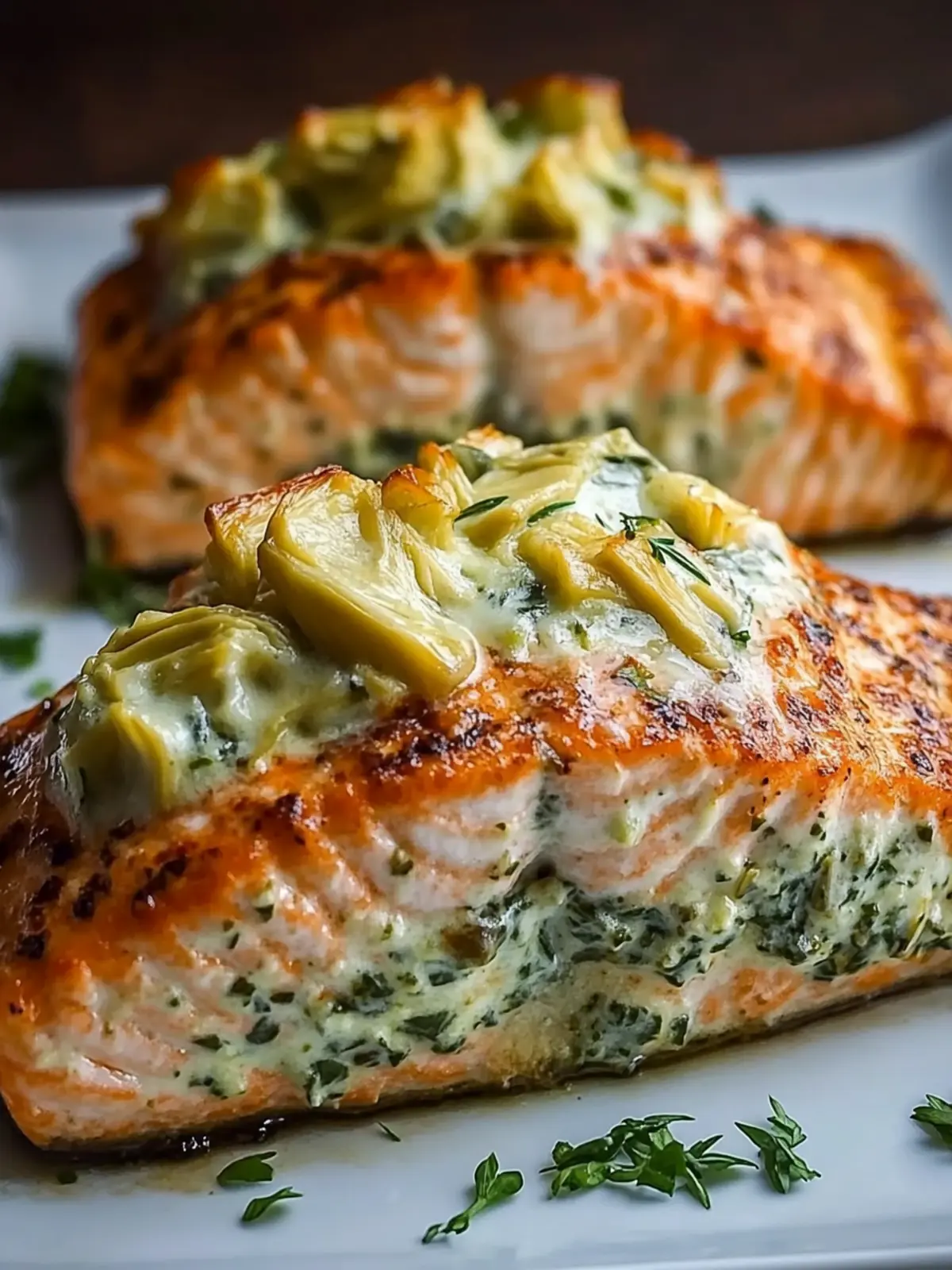 Easy Spinach Artichoke Stuffed Salmon: A Delicious Weeknight Delight